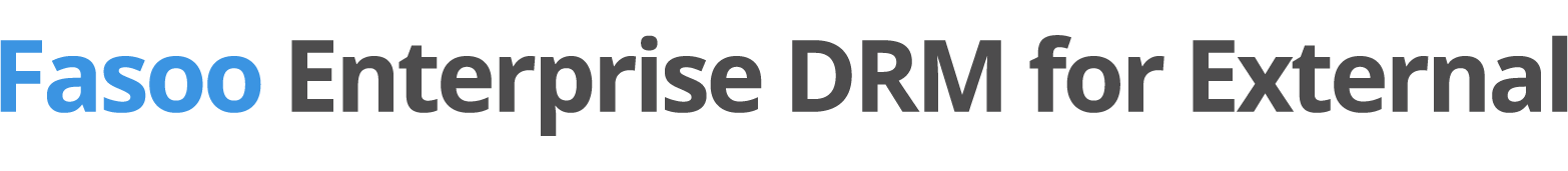 Document Security for External Sharing | Fasoo DRM External